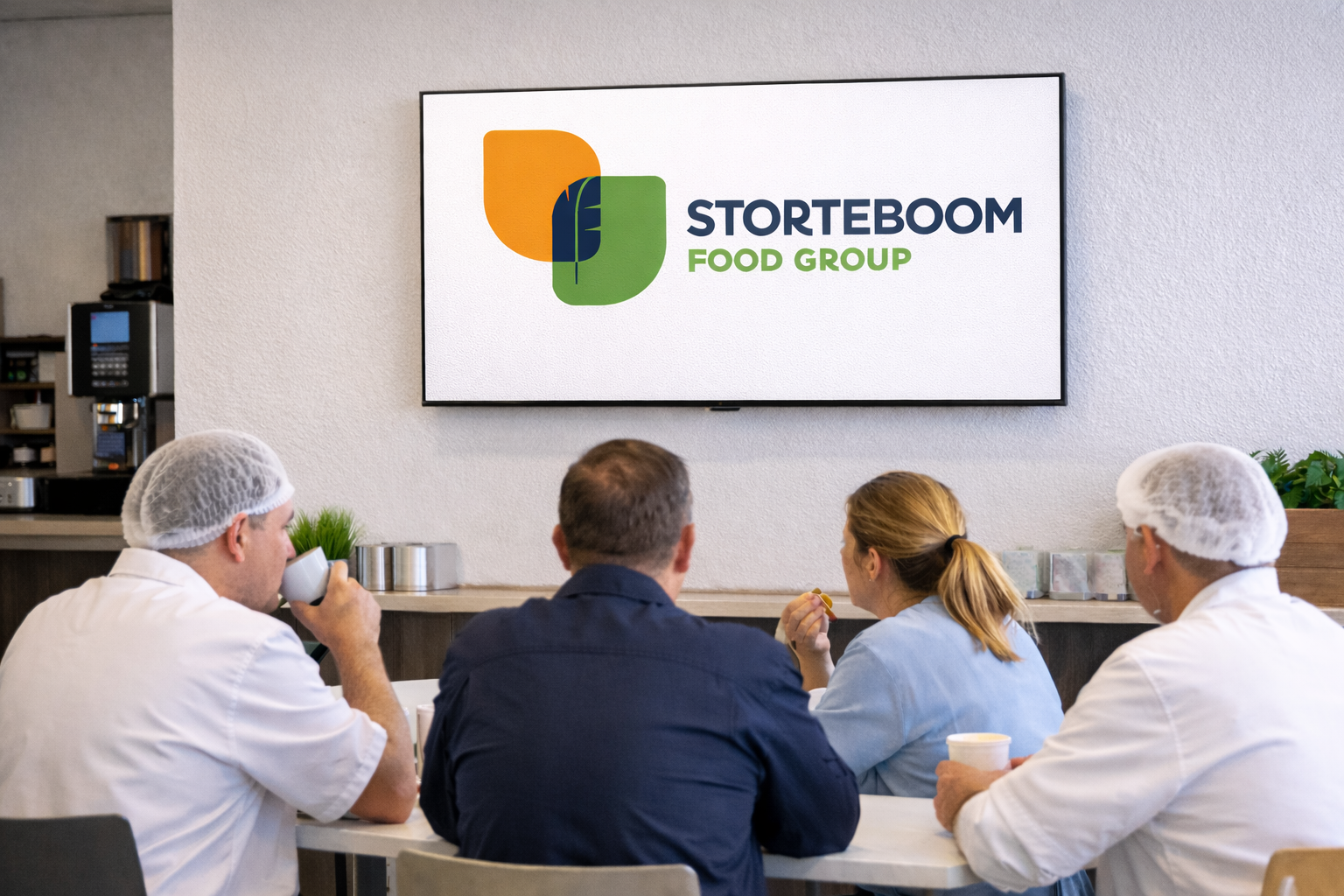 Narrowcasting bij Storteboom Food Group | Merit Media