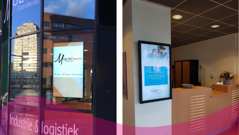 Voordelen van portrait narrowcasting schermen | Merit Media